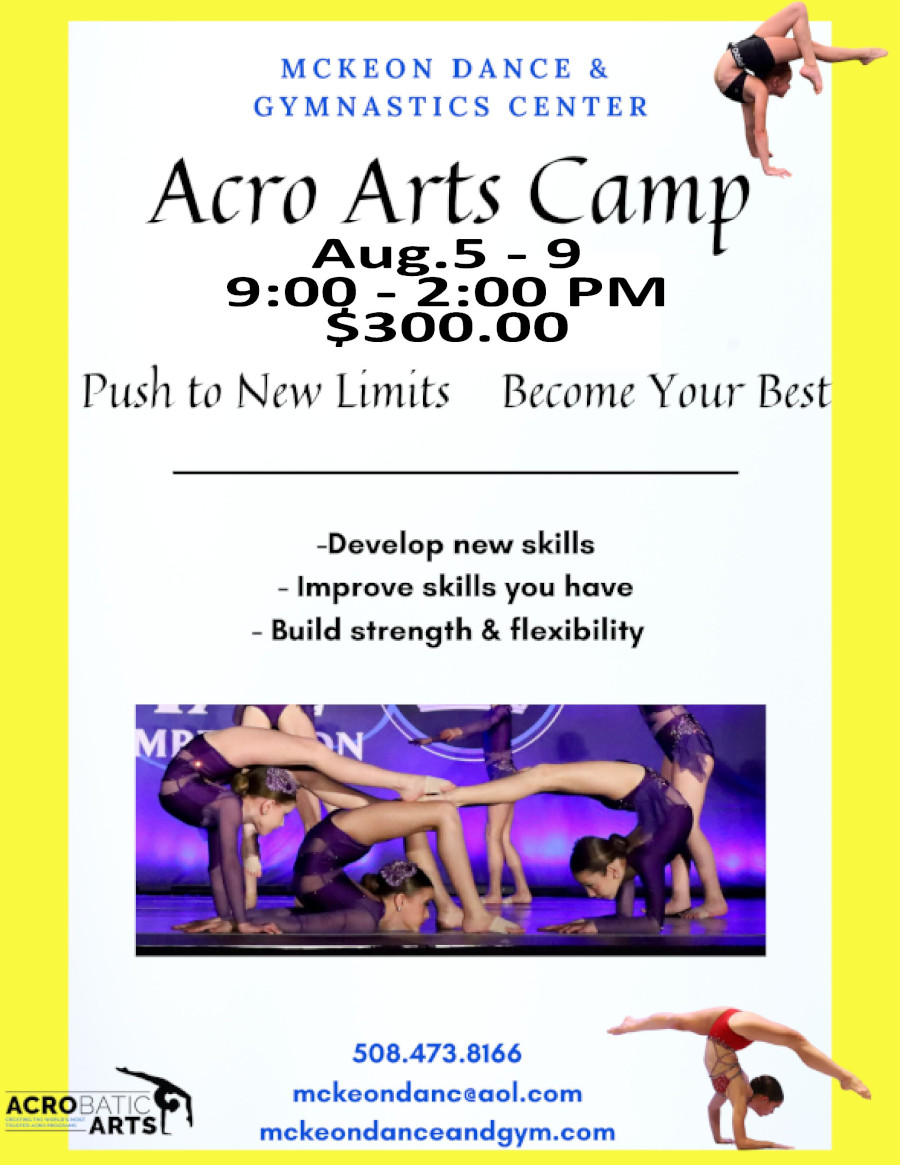 Acro Workshop | McKeon Dance and Gymnastics | Tap, Jazz, Ballet ...