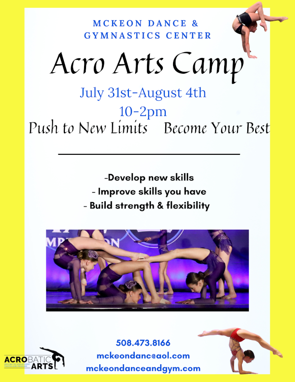 Acro Workshop | McKeon Dance and Gymnastics | Tap, Jazz, Ballet ...